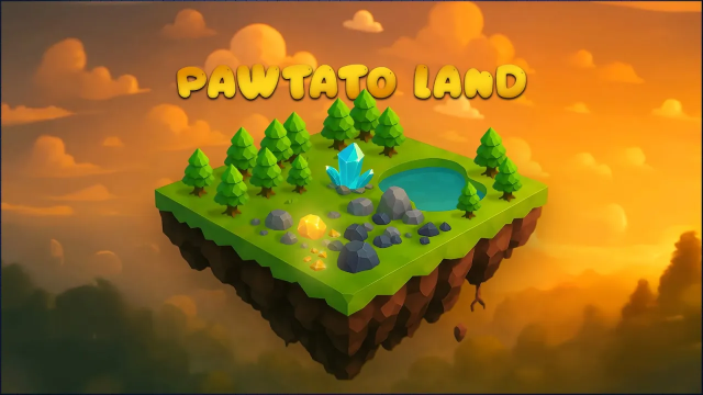 Pawtato Land | The first-ever virtual land collection on Sui
